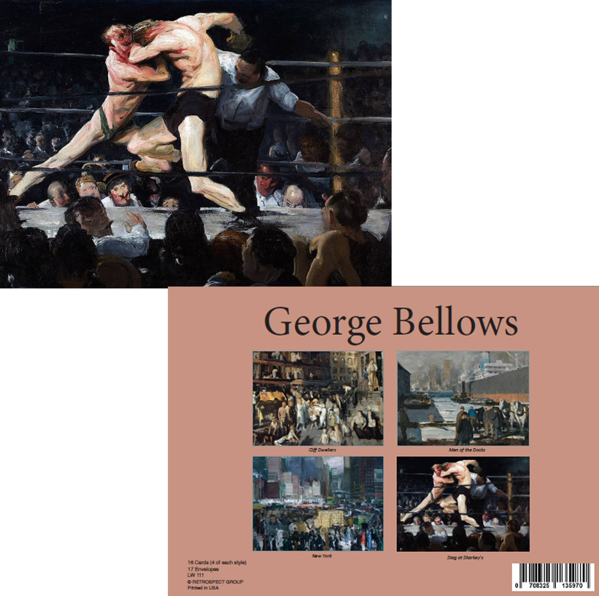 The Retrospect Group Collection - George Bellows 2 Notecard - Boxed Se ...