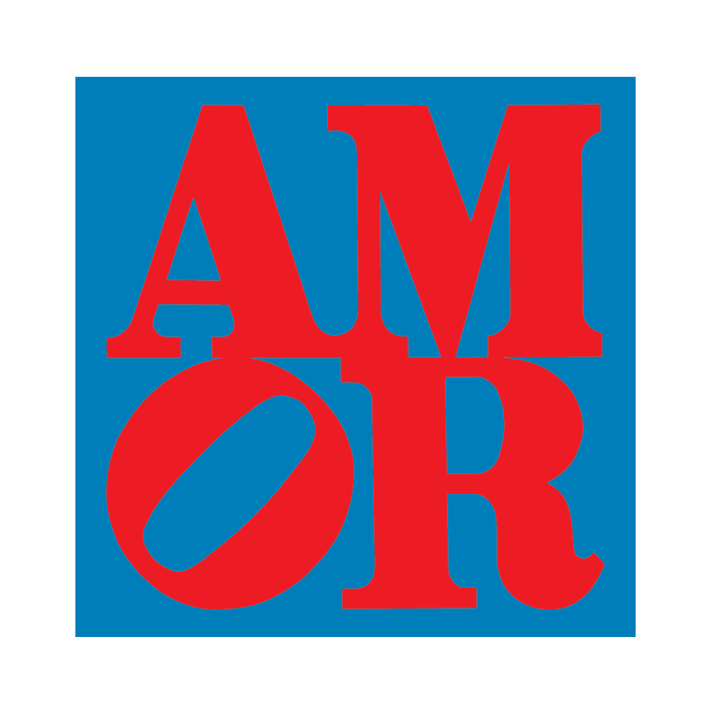 Apply Stickers - AMOR by Robert Indiana (Valentines) - Die-Cut Sticker ...